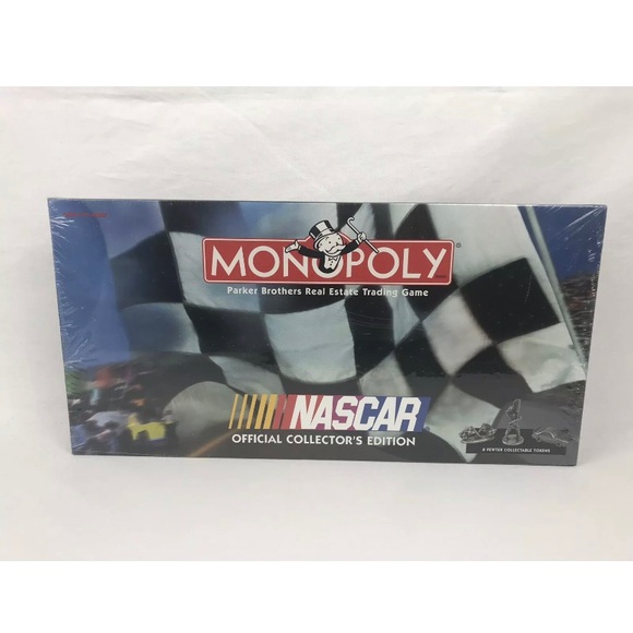 Hasbro | Games | New Vtg 997 Nascar Monopoly Board Game Rare Htf | Poshmark